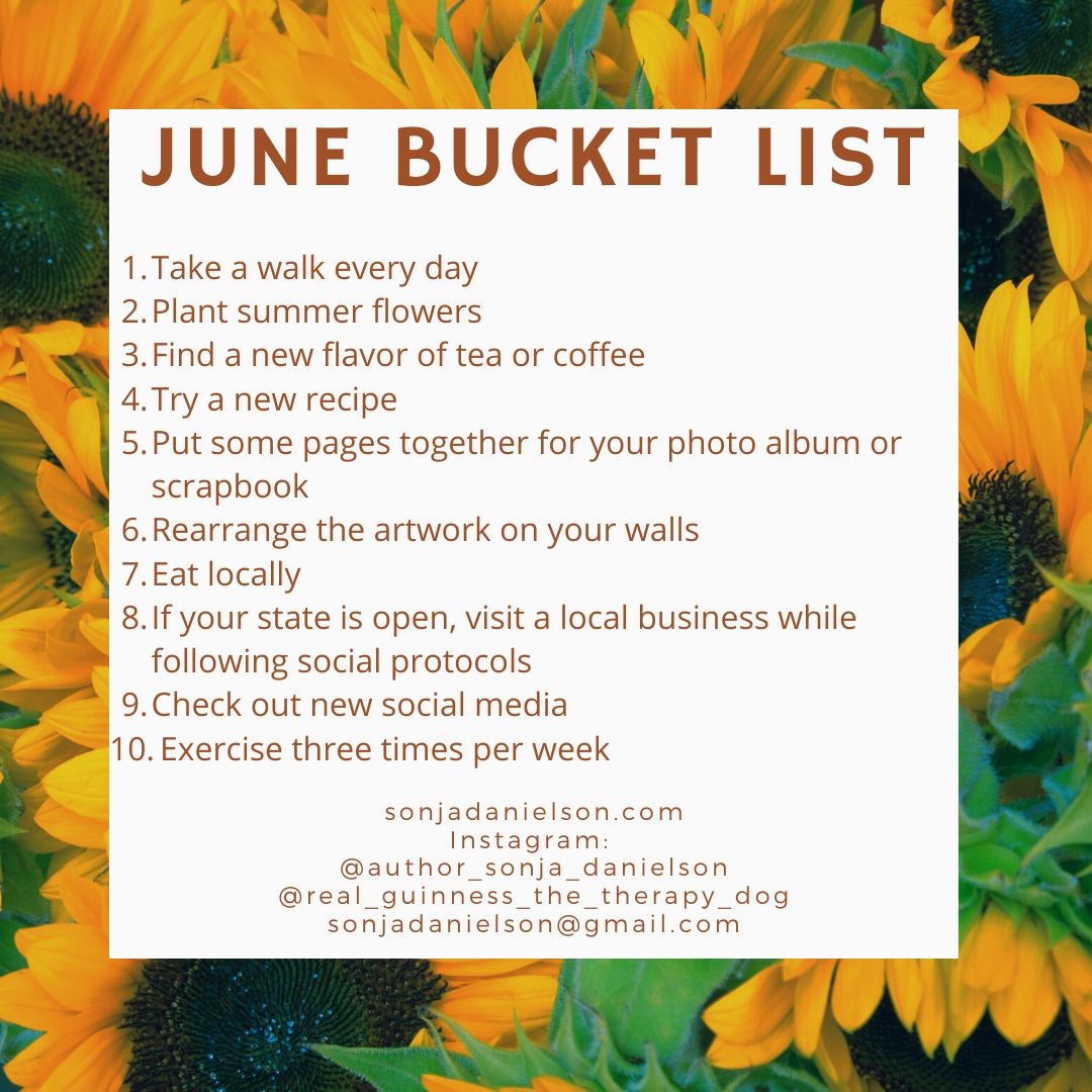 June Bucket List – Sonja Danielson